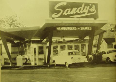 Sandy's Peoria Illinois Hamburgers Drive-In Sandys 1960s 1950s ...