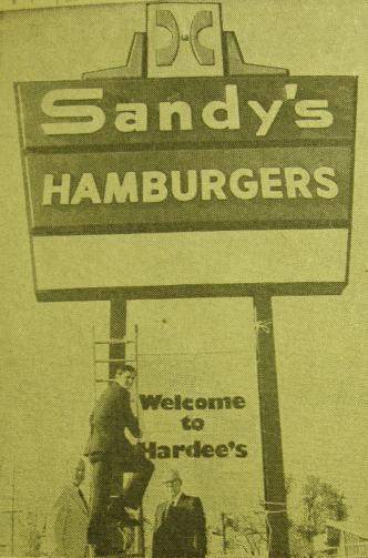 Sandy's Peoria Illinois Hamburgers Drive-In Sandys 1960s 1950s ...
