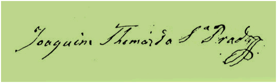 Joaquim Thomáz da Silva Prado: Sua Ascendência e Descendência - Parcial