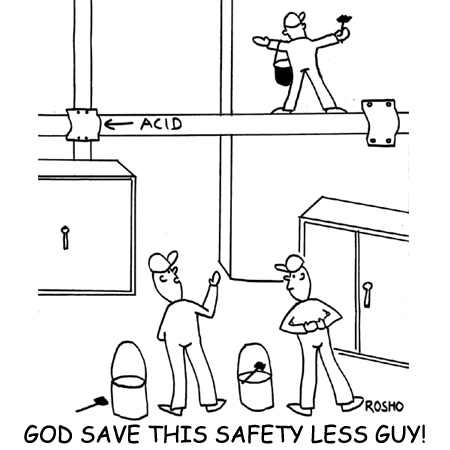 Safety Cartoons By Cartoonist Rosho : Safety Cartoon ID: whitewash