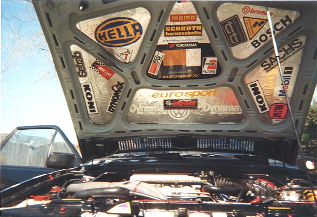 Under hood ; Side Shot ; Engine ; Front ; Trunk