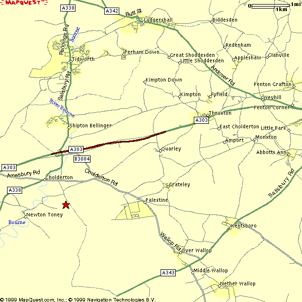 Cholderton Map