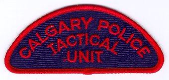 * Calgary Police Tactical Unit (AB) (current hat patch)
