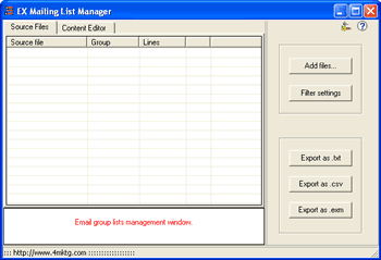Mailing List Manager--email list manager software, manage email address ...
