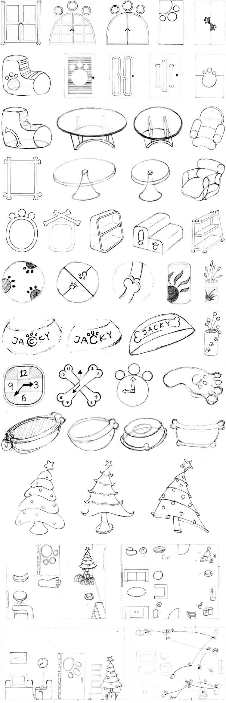 Pre Production - Set Design - Sketches