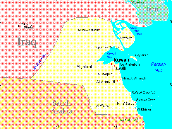 Kuwait Map