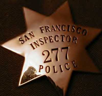 .. Here is another fake Inspector's star. It is not even a close copy ...