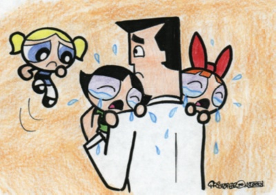 Bubbles Powerpuff Girls Crying