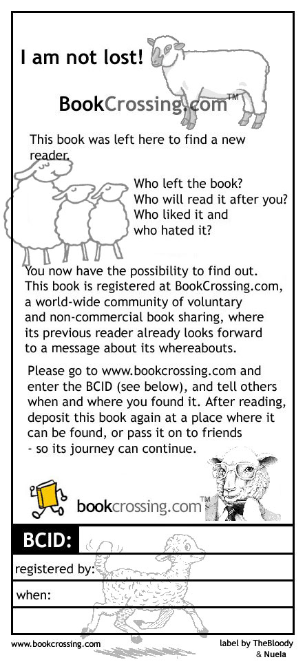 BookCrossing Labels