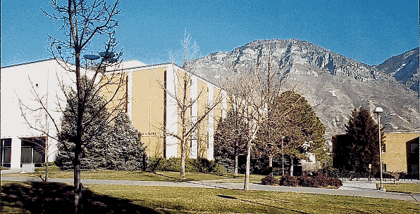 Clyde building at BYU where Liza had her graduation