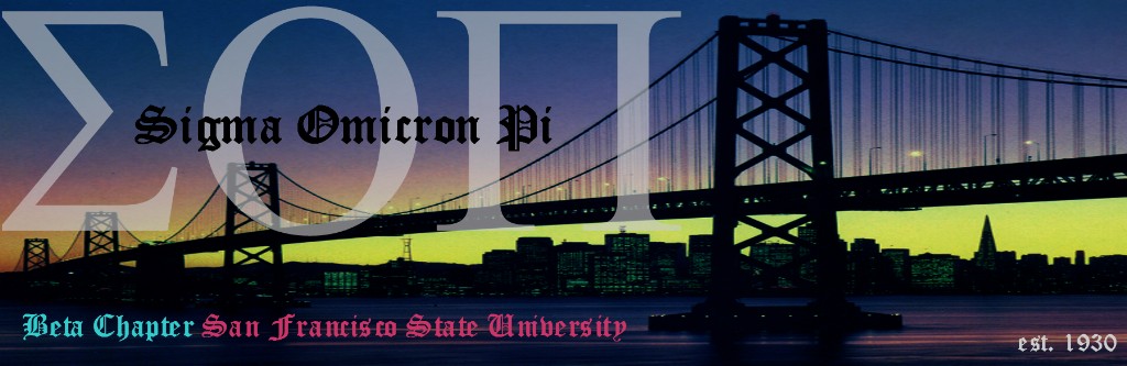Sigma Omicron Pi, Beta Chapter, San Francisco State University