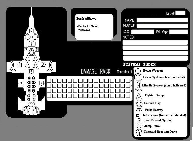 TBP/EFSB Ship Contol Sheets