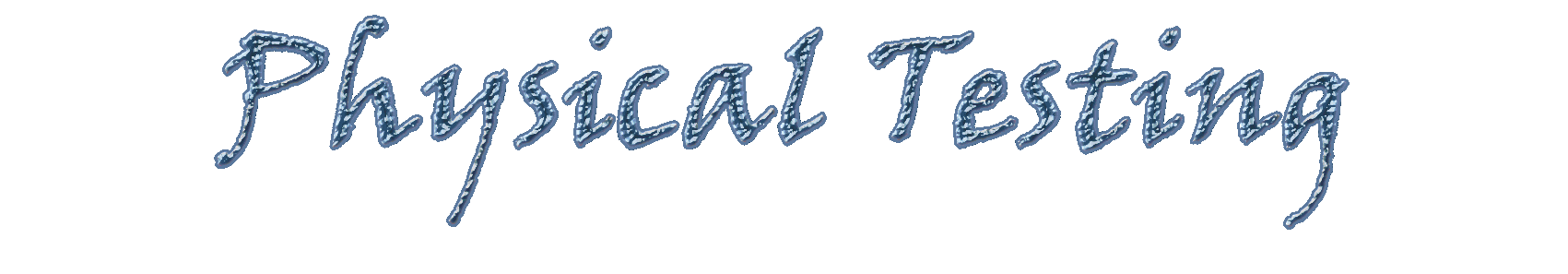 The Moving Glass Page - Physical Testing