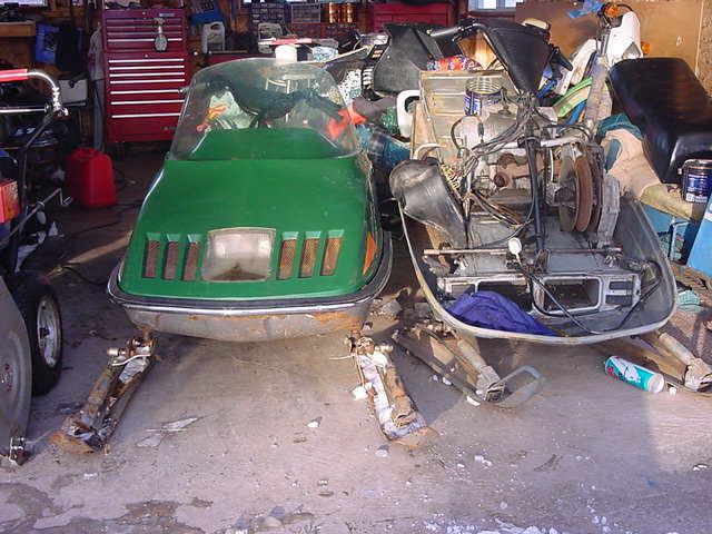 Classic Skiroule Snowmobiles