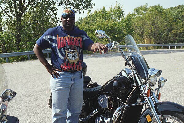 Meet Tony Russell and his new motorcycle