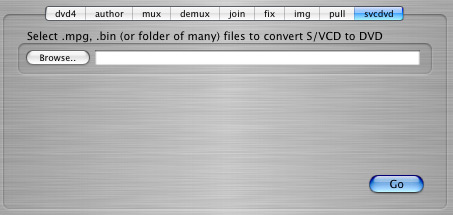 Tools of ffmpegX a DVD, SVCD, VCD, CVD, VOB, DivX, XviD, H.264, PSP ...