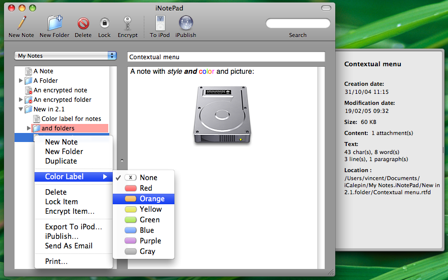 iNotePad - VoJou Software