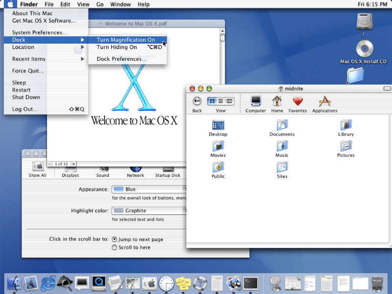Mac OS Desktop Screenshots