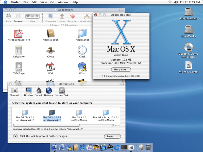 Mac OS X Desktop Screenshots