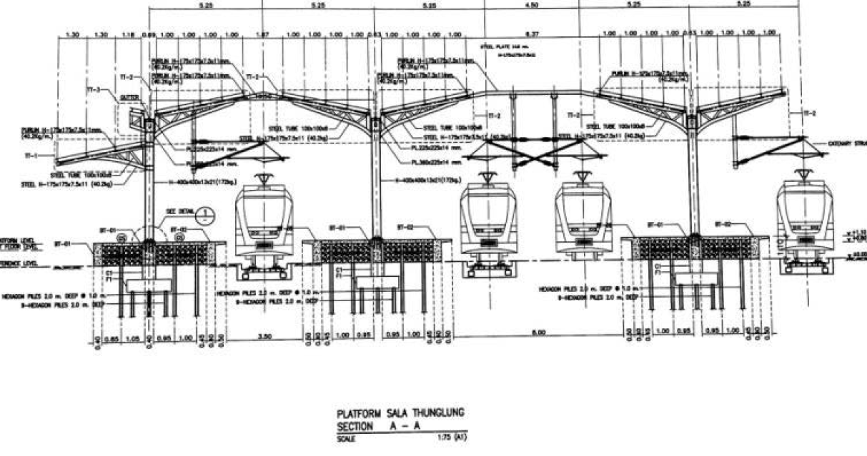 Songkhla Metro: Station Drawings