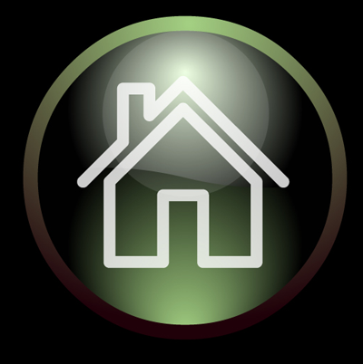 Green Home Button Png