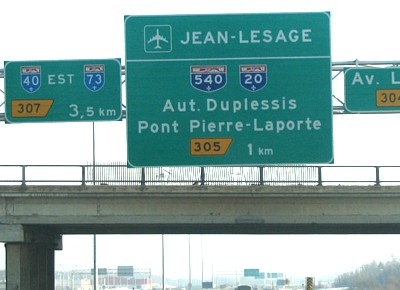 La signalisation routière au Québec