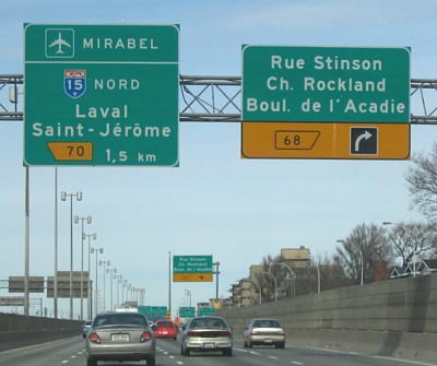 La signalisation routière au Québec