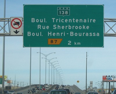 La signalisation routière au Québec