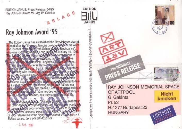 Edition Janus (Germany) / Ray Memorial Work - Ray emlékmunka