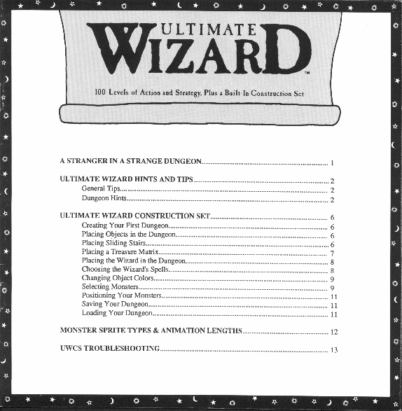 Ultimate Wizard Manual