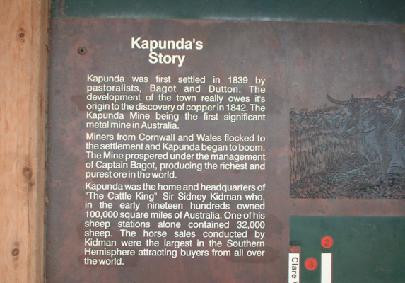 Kapunda - Cornish settlement in early Sth Australian history