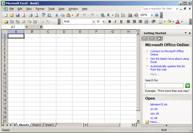 Microsoft Excel