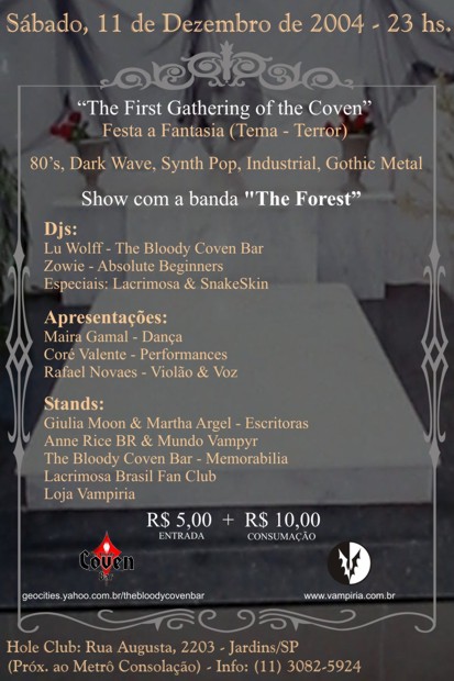 BLOODY COVEN FESTA!!!