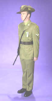 Uniforms; 19th century to now, inc WW2, infantry soldiers