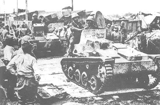 Japanese Tanks; type 94 and Type 95 with photos