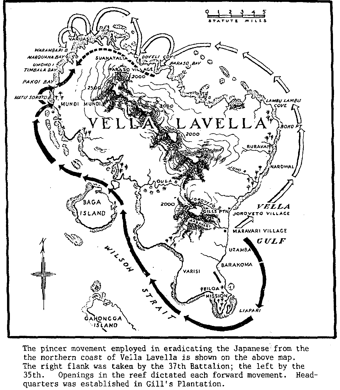 3rd New Zealand Division Invasion of Vella Lavella, Solomon Islands ...