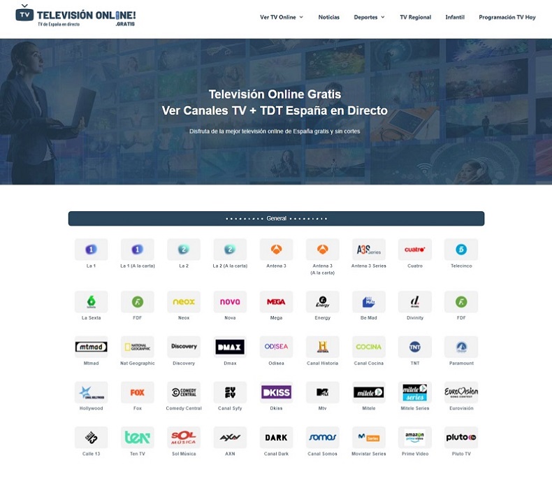 Television Online Gratis - Ver canales TV Espa a en Directo