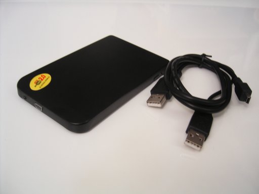 Ultra Slim USB 2.0 HDD Enclosure with Harddisk - SALE!