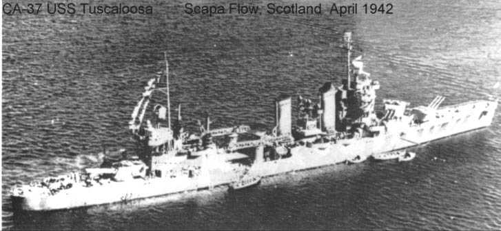 Pictures - USS Tuscaloosa CA-37 - WWII heavy cruiser