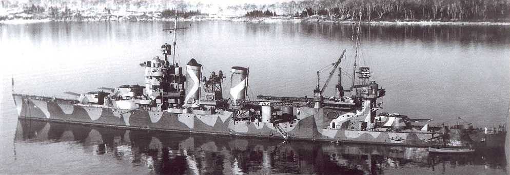 Pictures - USS Tuscaloosa CA-37 - WWII heavy cruiser