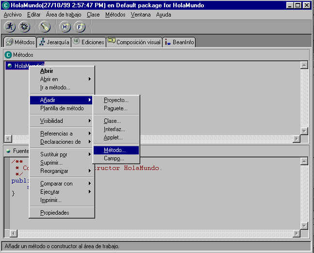 VisualAge for JAVA - Unidad 1