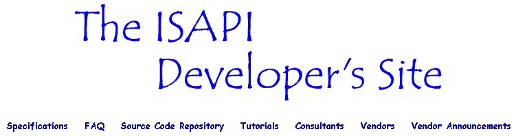 ISAPI Tutorials