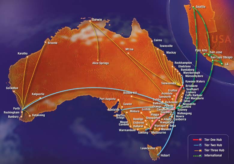 Australian Internet Map