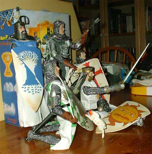 Arthurian Monty Python Action Figures