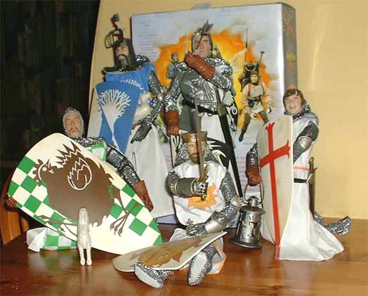 Arthurian Monty Python Action Figures