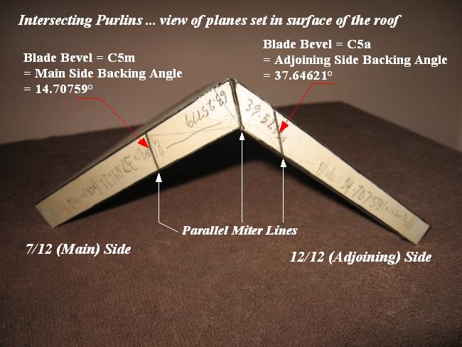 Valley Rafter and Purlin Intersections