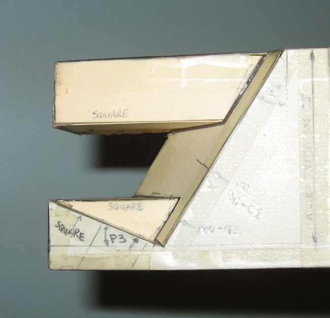 Valley Rafter and Purlin Intersections