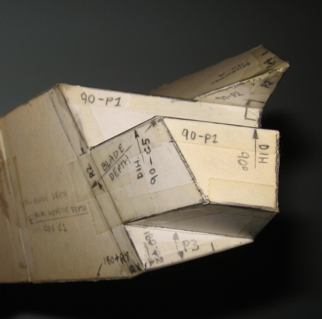 Valley Rafter and Purlin Intersections