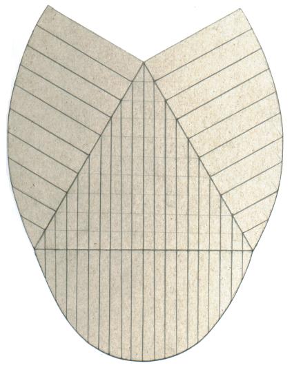 Hexagonal Groin Vault: Barrel profile following a Catenary