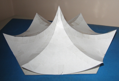 Hip Roof with flared Rafters and Eaves